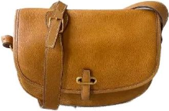 Herm&egrave;s Pre-owned Cuir sacs-bandouliere - Femme - Pre-owned - Brun - Taille: ONE Size