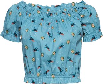 Queen Kerosin Damen Cropped Top Oldschool Tattoo