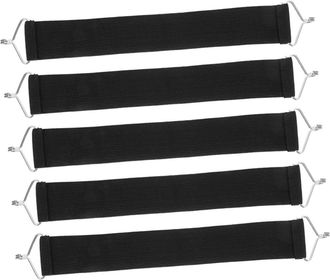Lurrose 5 St&uuml;ck Schwarze Befestigungsgurte f&uuml;r Liegest&uuml;hle Verst&auml;rkte Reparaturgurte mit Hoher Belastbarkeit Langlebige Bungee Ersatzb&auml;nder f&uuml;r Relaxsessel Ou