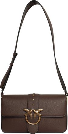 Pinko Pinko, Femme, Sacs, Brun, Taille: ONE Size Love One Classic Slouchy