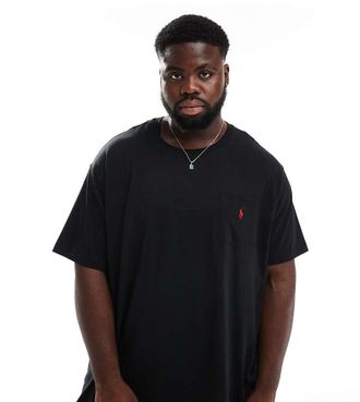 Polo Ralph Lauren Big & Tall - T-shirt à logo emblématique - Noir