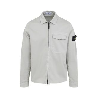 Stone Island Homme, Vestes, Gris, Taille: XL Surchemise