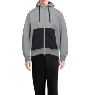 Herno Mens Gray Cotton Sweatshirt Clothing