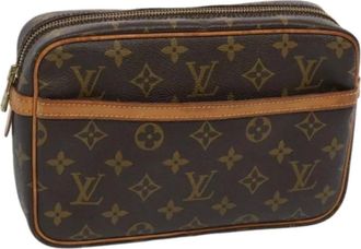 Louis Vuitton Pre-owned Toile pochettes-minaudieres - Femme - Pre-owned - Brun - Taille: ONE Size