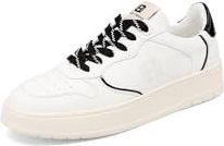 Queen Helena Baskets Platform Femme X34-5, blanc/noir, 37 EU