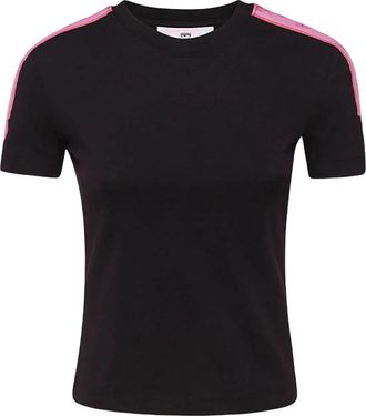 Chiara Ferragni Kurz&auml;rmeliges T-Shirt - - Tops - Damen - Schwarzk - XS