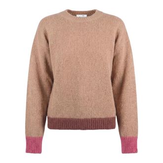 Ni&ugrave; Rundhals-Strickpullover - - Knitwear - Damen - Beige - L