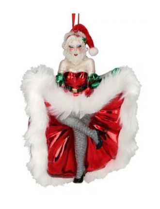 Gift Company H&auml;nger Santa Dragqueen, rot 10,3x16,5x6,5cm