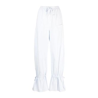 Christophe Lemaire Parachute Pants - - Trousers - Damen - Blau - M