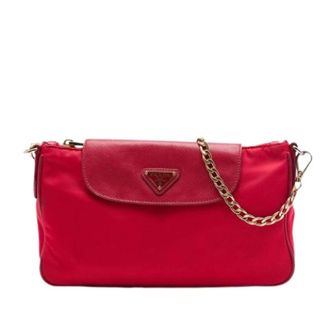 Prada Sac bandouli&egrave;re Pre-owned - Femme - Pre-owned - Rouge - Taille: ONE Size