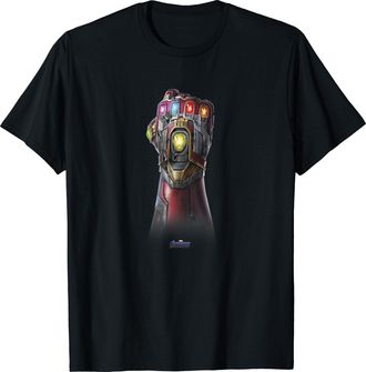 MARVEL Avengers Endgame Infinity Stone Gauntlet Color Logo T-Shirt