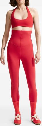 Nike legging &agrave; d&eacute;tails de sous-pieds - Rouge