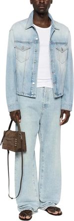 ERL Erl, Homme, Vestes, Bleu, Taille: XL Erl12J001 Veste en jean