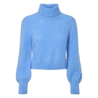 Americandreams Americandreams, Femme, Pulls, Bleu, Taille: 40 FR Piro Rollneck Long Sleeves