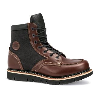Hanwag M Valepp Braun-Schwarz - Hochwertiger eleganter Herren Leder Freizeitstiefel, Gr&ouml;&szlig;e EU 44.5 - Farbe Century - Bla