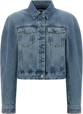 Jacquemus Femme, Vestes, Bleu, Taille: 40 FR Ovalo de-Nîmes Veste en jean