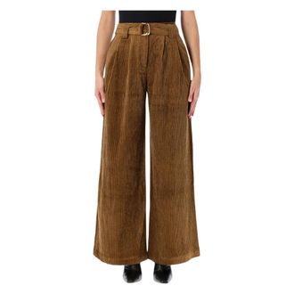 Sessun Rivel Pant - - Trousers - Damen - Braun - S