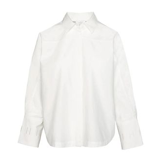 H&eacute;st Wei&szlig;e Gewebte Bluse Top Hemd - - Blouses & Shirts - Damen - Wei&szlig; - 2XL