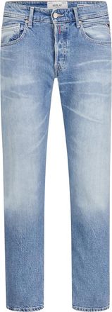 Replay Raw Jeans Grover im Used-Look, Straight Fit in