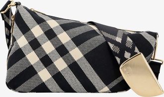 Burberry Fabric shoulder bag with burberry check motif - BURBERRY - gender_Woman