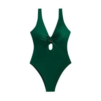 Generic Maillot de bain pour femme athl&eacute;tique &agrave; s&eacute;chage rapide Monokini d&eacute;t&eacute; vintage Push Up Grande taille Maillot de bain rembourr&eacute; Vacances V&ecirc;tements de pla