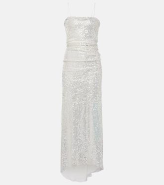 Jacques Wei Slipdress mit Pailletten