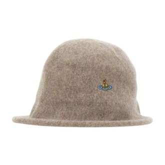 Vivienne Westwood Chapeau cloche - Femme - Accessoires - Beige - Taille: S/M