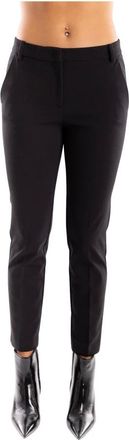 Pinko Pinko, Femme, Pantalons, Noir, Taille: 40 FR Bello Cropped Pantalons