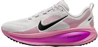 Nike Nike Vomero 18 Chaussures de course sur route pour femme (HM6804-105, blanc sommet/rose élémentaire/rouge/prune/noir), Blanc sommet/rose élémentaire/p