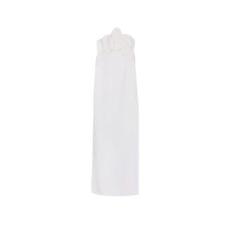 Genny White Orchid Langes Kleid - - Dresses - Damen - Wei&szlig; - XS