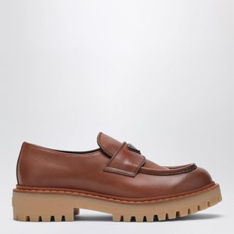 Prada Loafer aus Ebenholz-Leder