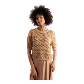 Vicolo Damen, Strickwaren, Beige, MGr&ouml;&szlig;e
