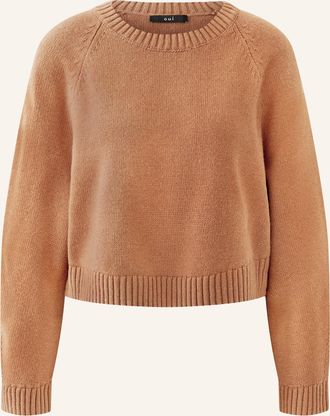Oui Pullover braun