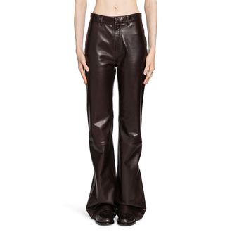 Petar Petrov Flared Trousers In Leather