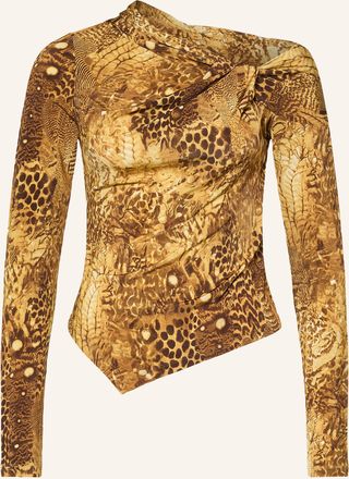 AllSaints Allsaints One-Shoulder-Shirt Arlie gold