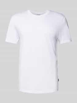 HUGO BOSS T-Shirt mit geripptem Rundhalsausschnitt Modell Tessler