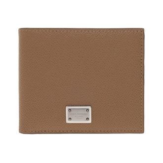 Dolce & Gabbana Bifold-Geldb&ouml;rse aus Kalbsleder - - Accessories - Herren - Braun - ONE SIZE