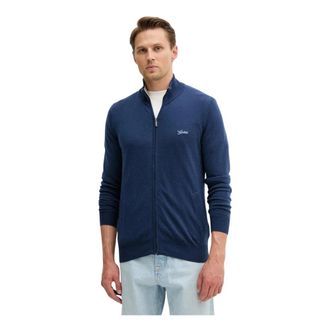 Guess Darrell Cardigan - - Knitwear - Herren - Blau - S