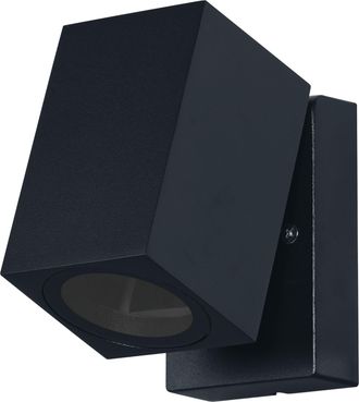 Osram ENDURA Classic Cube ADJ WALL Au&szlig;en-Wandleuchte, schwarz, GU10-Sockel (max 35W), kann mit einfacher oder smarter Lampe best&uuml;ckt werden, ausrichtbarer L