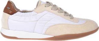 Baldinini Femme, Chaussures, Blanc, Taille: 37 EU Baskets en su&egrave;de et tissu