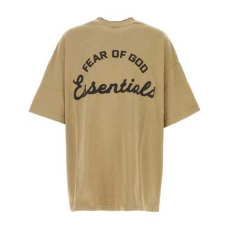 Fear of God Homme, Tops, Beige, Taille: XL Cotton Oversize T-Shirt