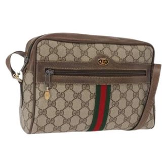 Gucci Sac bandouli&egrave;re en plastique Pre-owned - Femme - Pre-owned - Beige - Taille: ONE Size