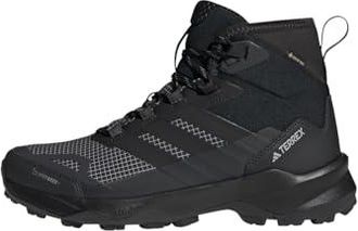 adidas Homme Terrex Skychaser AX5 Mid Gore-TEX Climawarm+ Hiking Shoes, Core Black/Core Black/Carbon, 44 EU