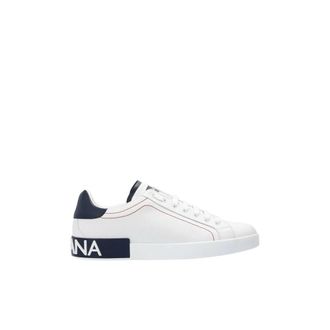 Dolce & Gabbana Portofino Nappa Turnschuhe - - Shoes - Herren - Wei&szlig; - 41 EU