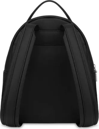 Love Moschino Rucksack Medium schwarz Logo Schriftzug Farbverlauf, Schwarz, 23x25x10cm