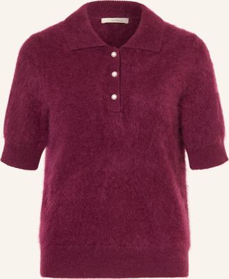 Lilienfels Lilienfels Strick-Poloshirt Aus Cashmere rot