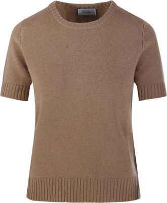 Be You Femme, Pulls, Brun, Taille: 42 FR Lady71 Sweater Round Neck