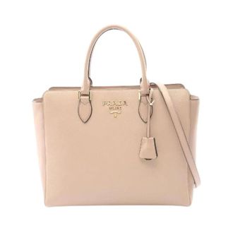Prada Pre-owned Saffiano Leder Tote Bag - - Pre-owned - Damen - Rosa - ONE SIZE