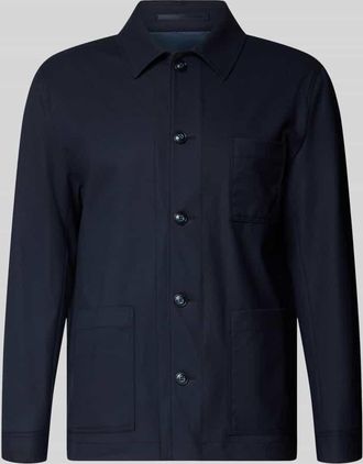 Roy Robson Regular Fit Hemdjacke mit Viskose-Anteil