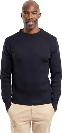 Armor Lux Herren Pull Marin Uni Fouesnant Pullover, Blau (300 Navire 300), X-Large (Herstellergröße: 5)